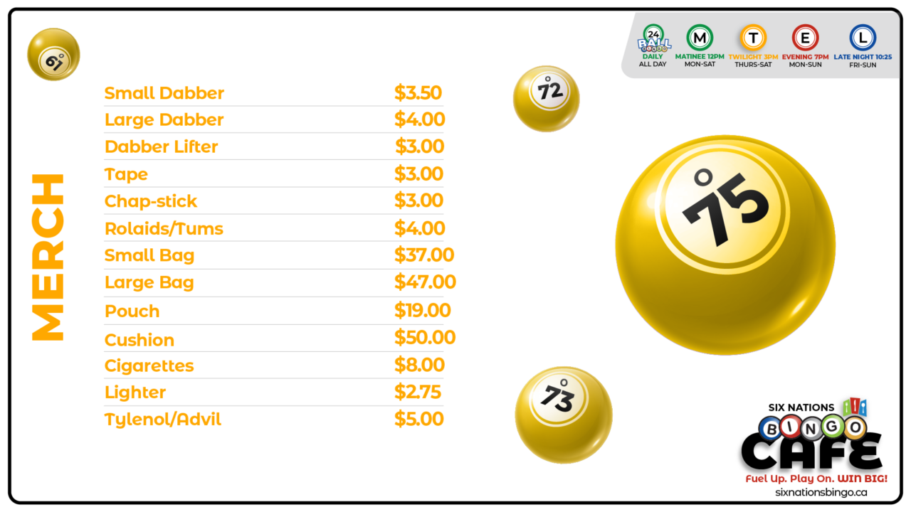 Bingo Cafe - Six Nations Bingo Hall