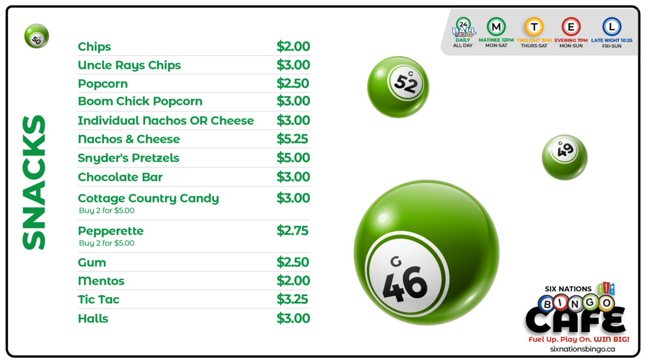 Bingo Cafe - Six Nations Bingo Hall
